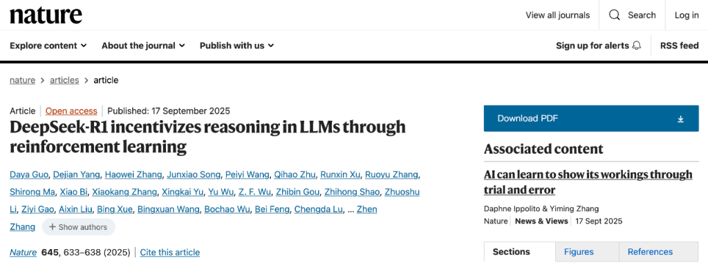 锐评｜DeepSeek迎来“Nature时刻”，中国范儿就是这么大大方方_京报网