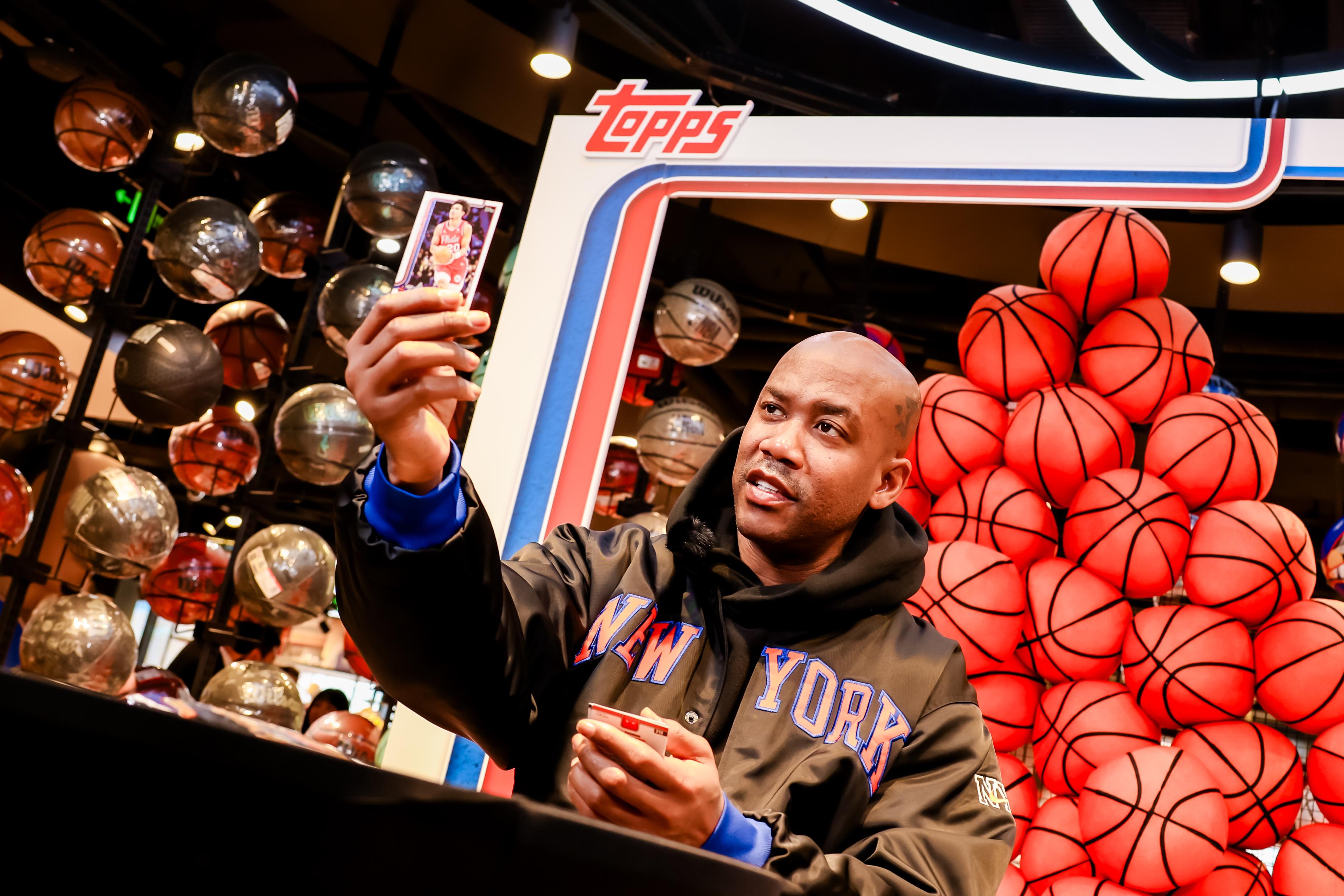 Topps NBA 篮球旗舰系列在京发布 马布里现身助阵_京报网